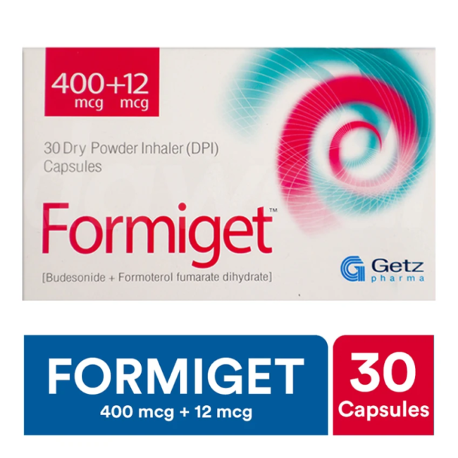 Formiget 400/12mcg Tab 30's - The Yellow Pharmacy