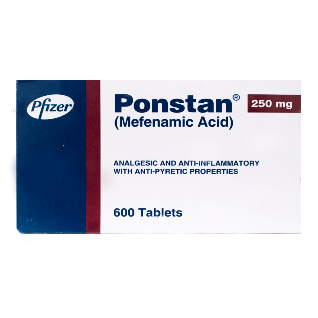 Ponstan Tab 250 MG 600's - The Yellow Pharmacy