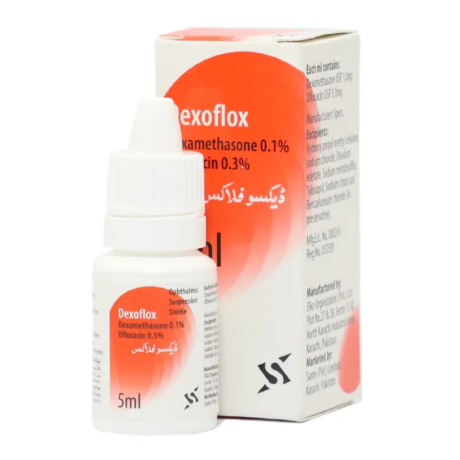 Dexoflox Eye Drop 5 ml - The Yellow Pharmacy